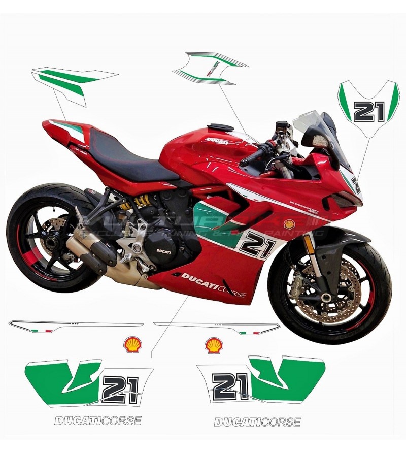 Kit adesivi design Troy Bayliss - Ducati Supersport 950