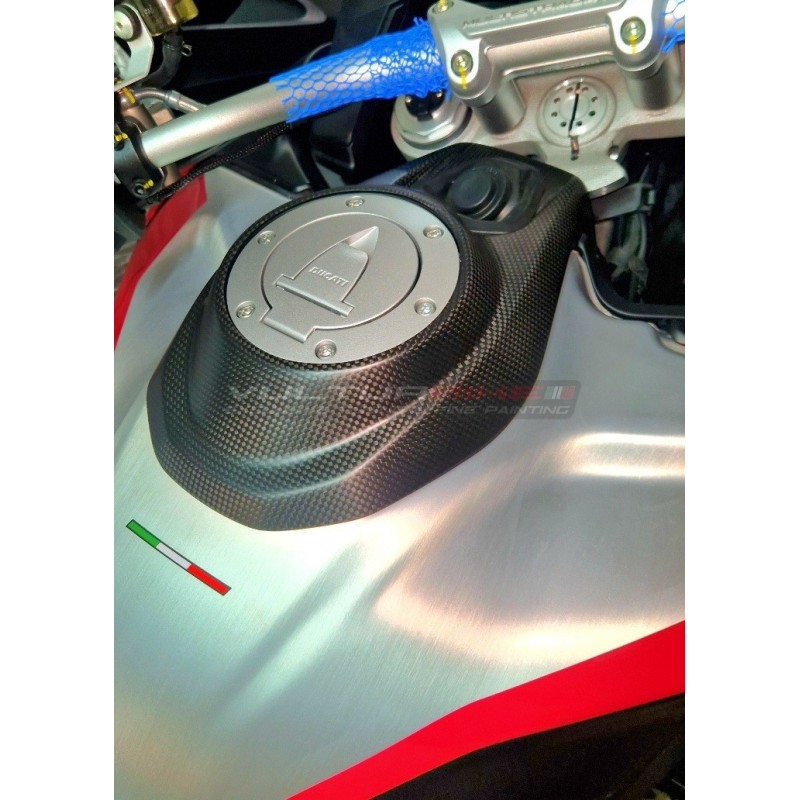 External cover carbon tank cap for Ducati Multistrada V4 Rally